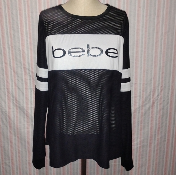 bebe | Tops | 5for2 Bebe Mesh Sports Top | Poshmark